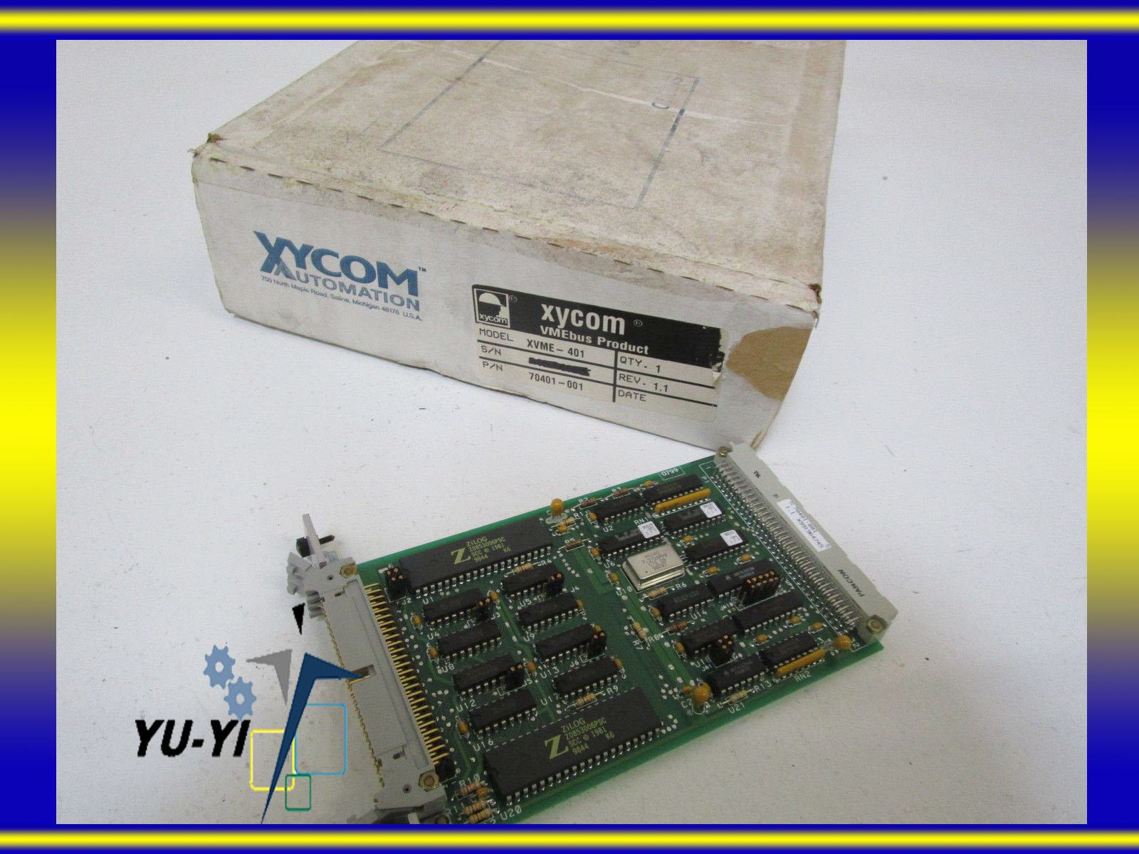 XYCOM IO MODULE XVME-401 - 裕益科技自動化設備可程式編碼器PLC分散式控制系統DCS